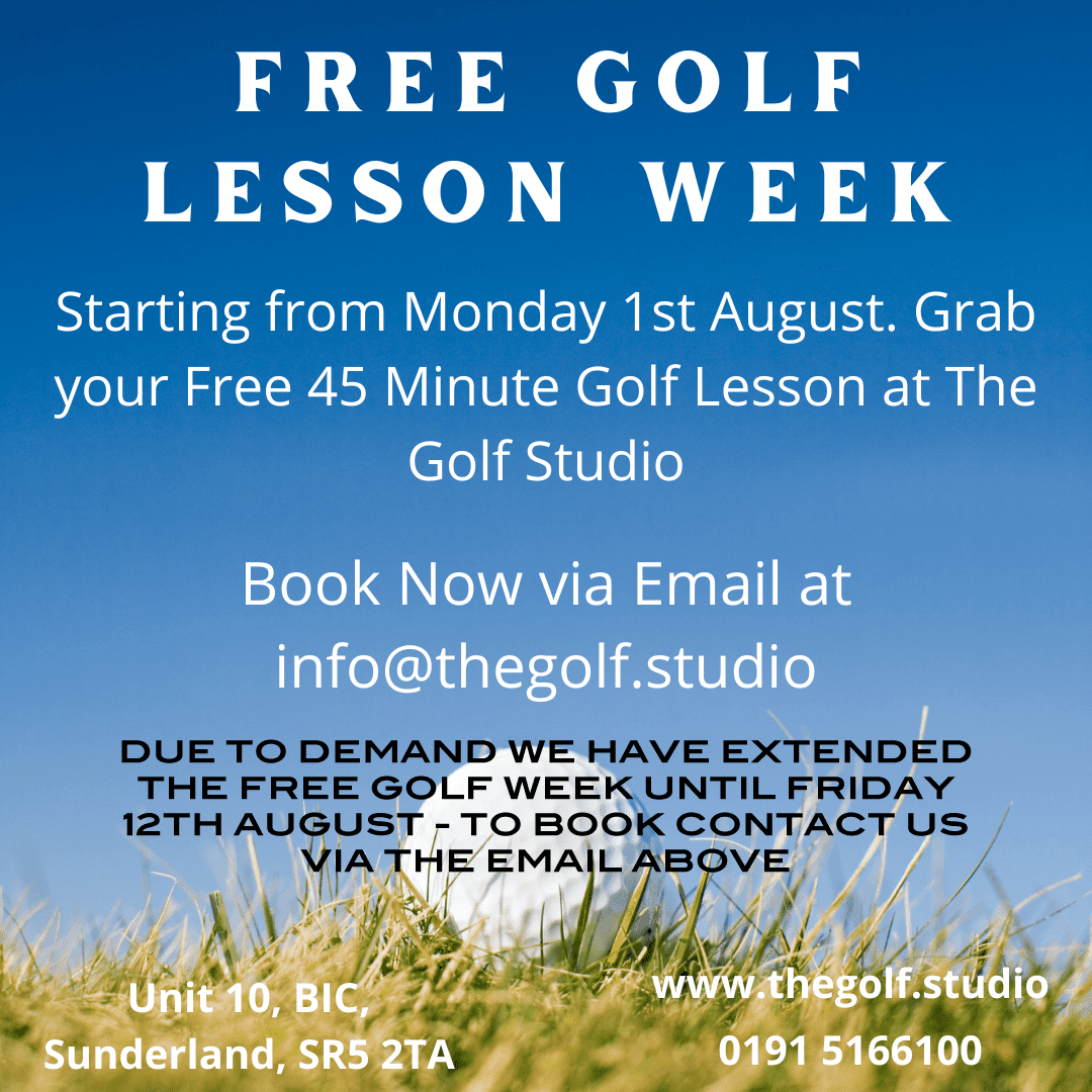 Free Golf Lesson Week is Here - The Golf Studio Sunderland